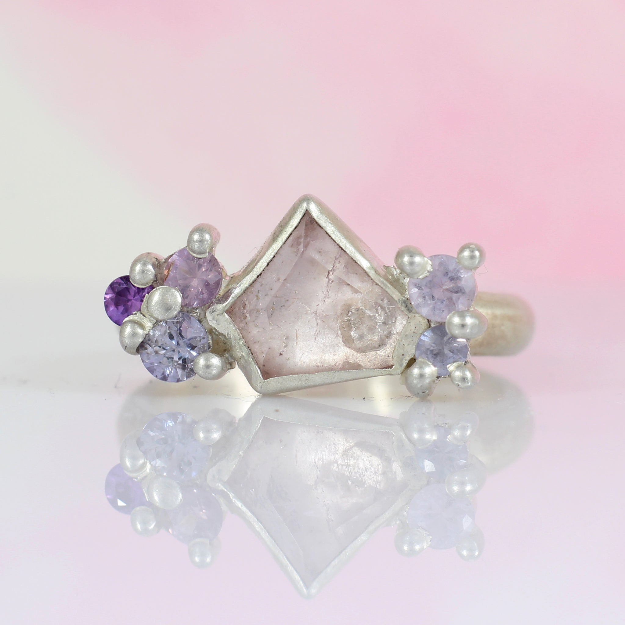 Mermaid's Dream - Morganite Sapphire Ring – Amy Ambrose